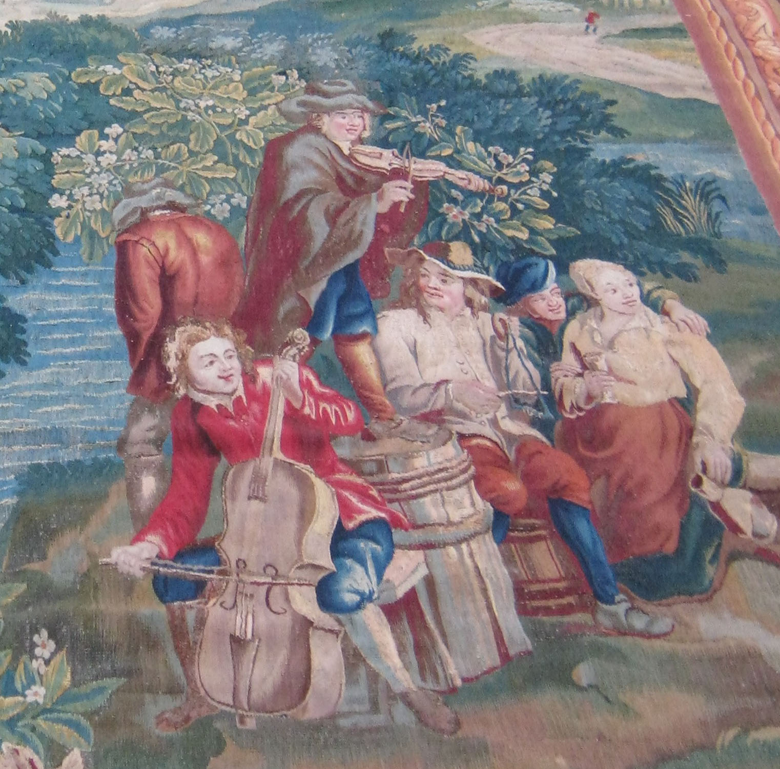 Antique Brussels 18th Century - CU-1163 - Lavender Oriental Carpets