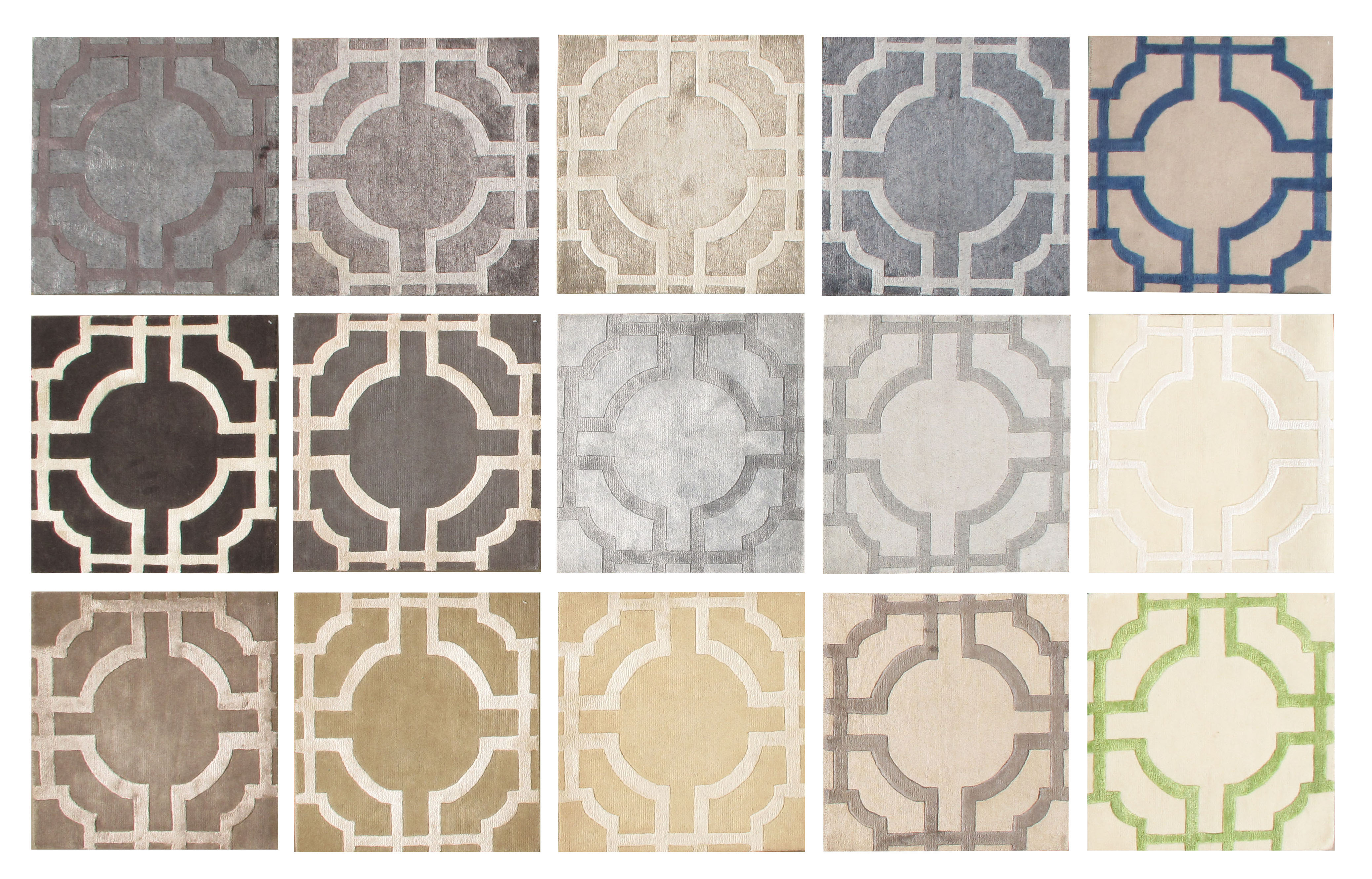 Olympic Collection Color Map - N-1001 - Lavender Oriental Carpets