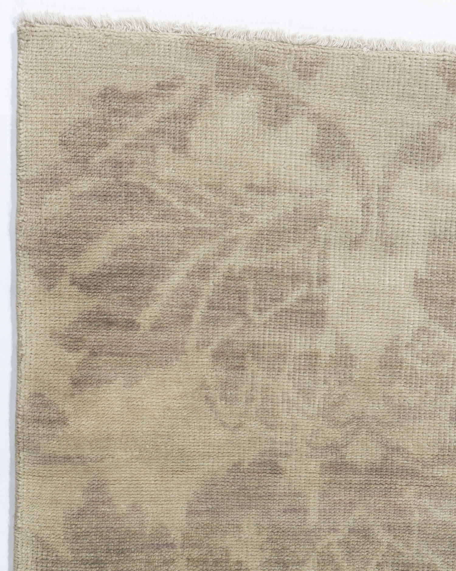 Damask Design Modern Light Beige Taupe Wool Rug - N-7105 - Lavender ...