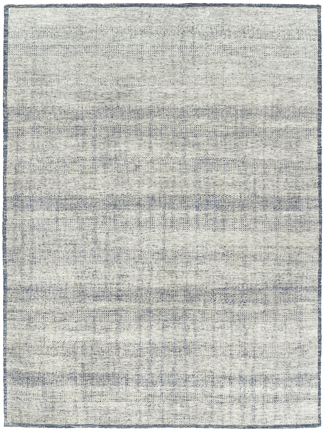 Zoe Rose Hi Lo Collection Grass Ivory-Blue Sample Rug - S-7006-A ...