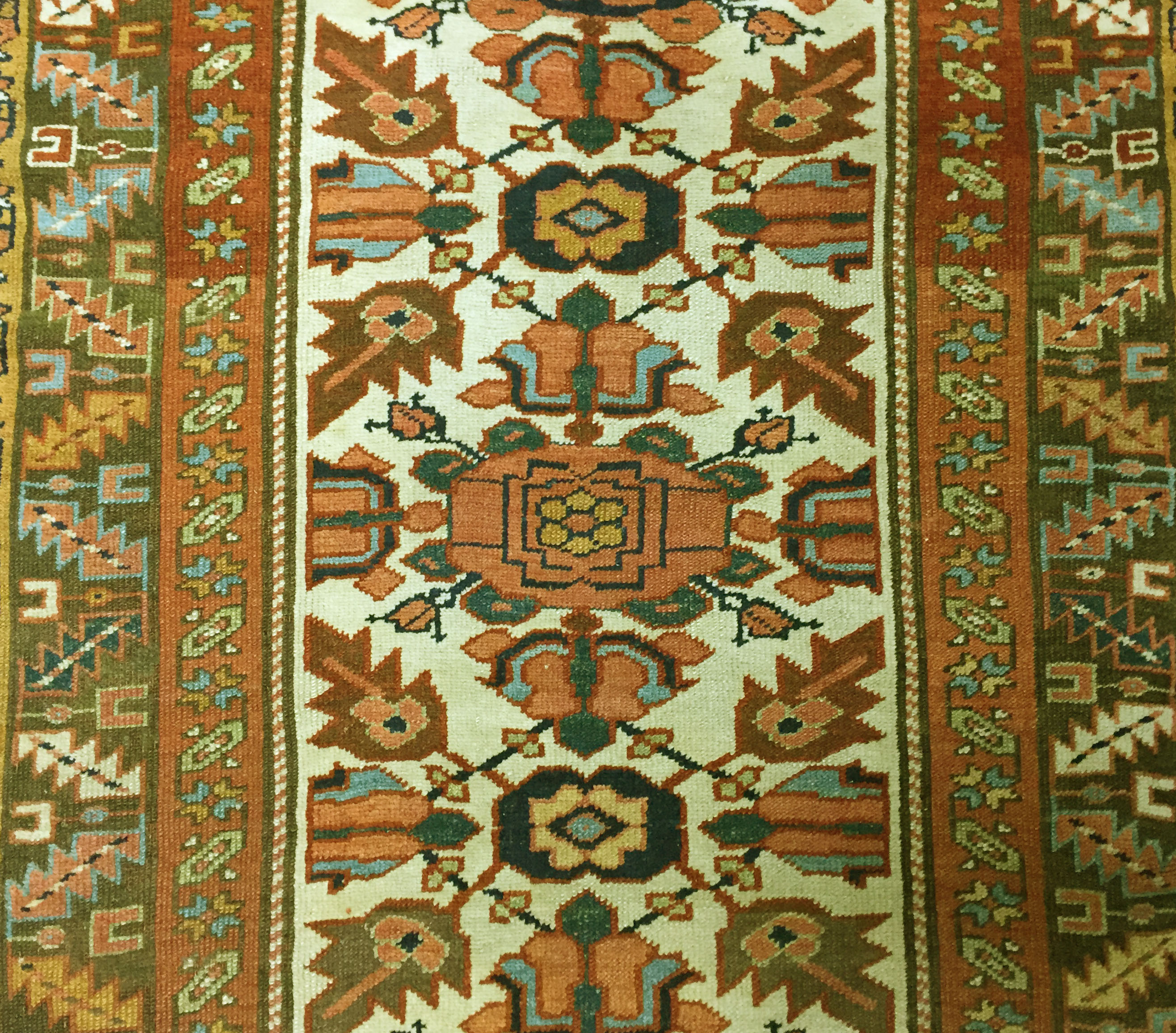 Antique Kurdish Runner Rug - U-1228 - Lavender Oriental Carpets