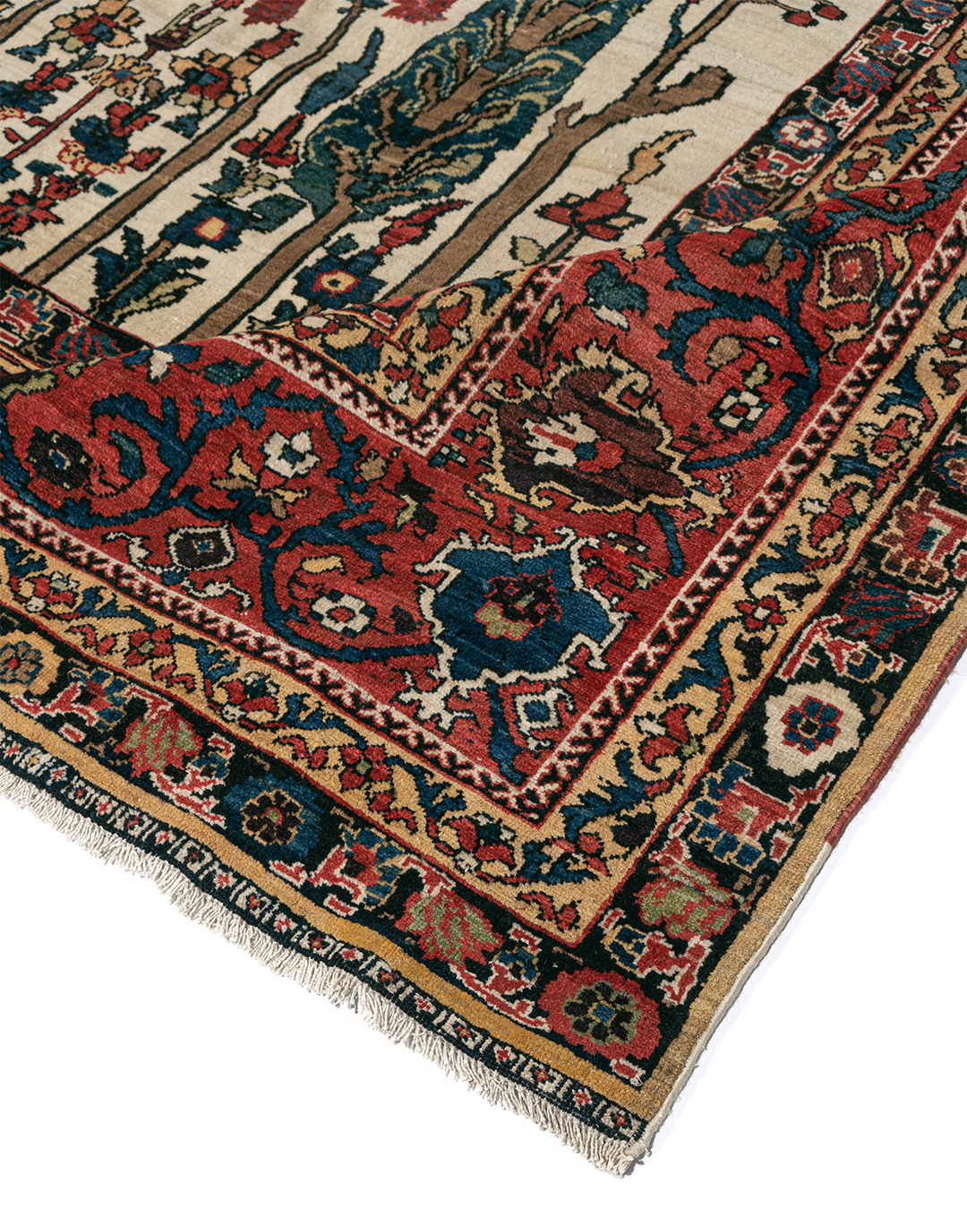 Antique Persian Baktiari Rug - U-1384 - Lavender Oriental Carpets