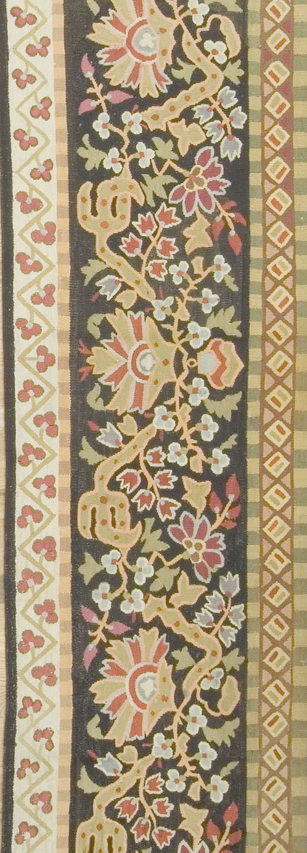 Antique Aubusson Panel Rug - U-1467 - Lavender Oriental Carpets