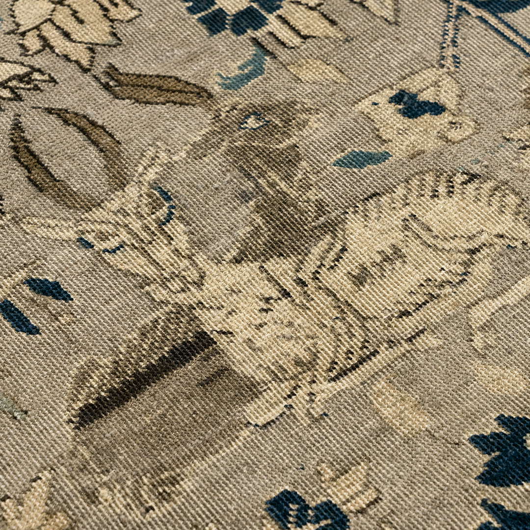 Antique Persian Animal Pictorial Tabriz Rug - U-2080 - Lavender ...