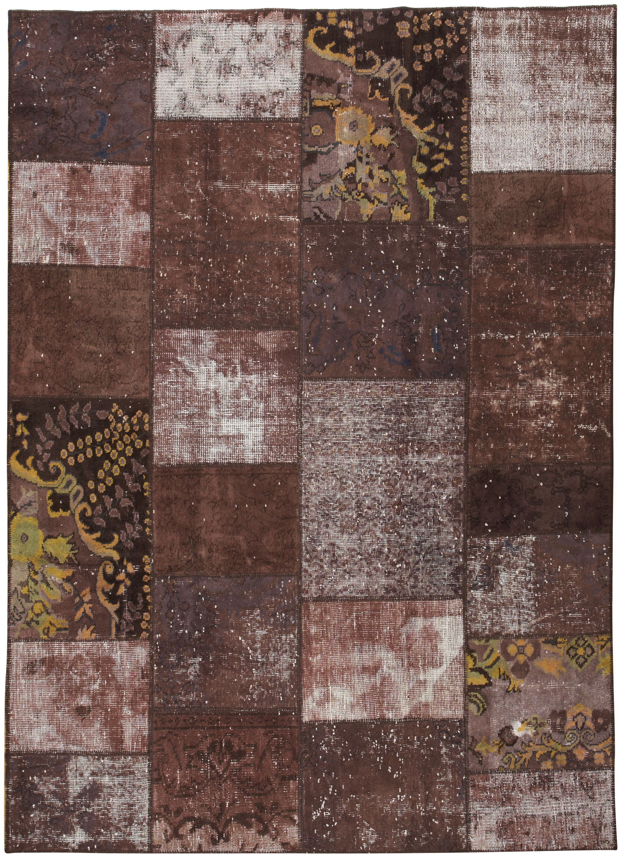 Vintage Turkish Patchwork Rug - U-2165 - Lavender Oriental Carpets