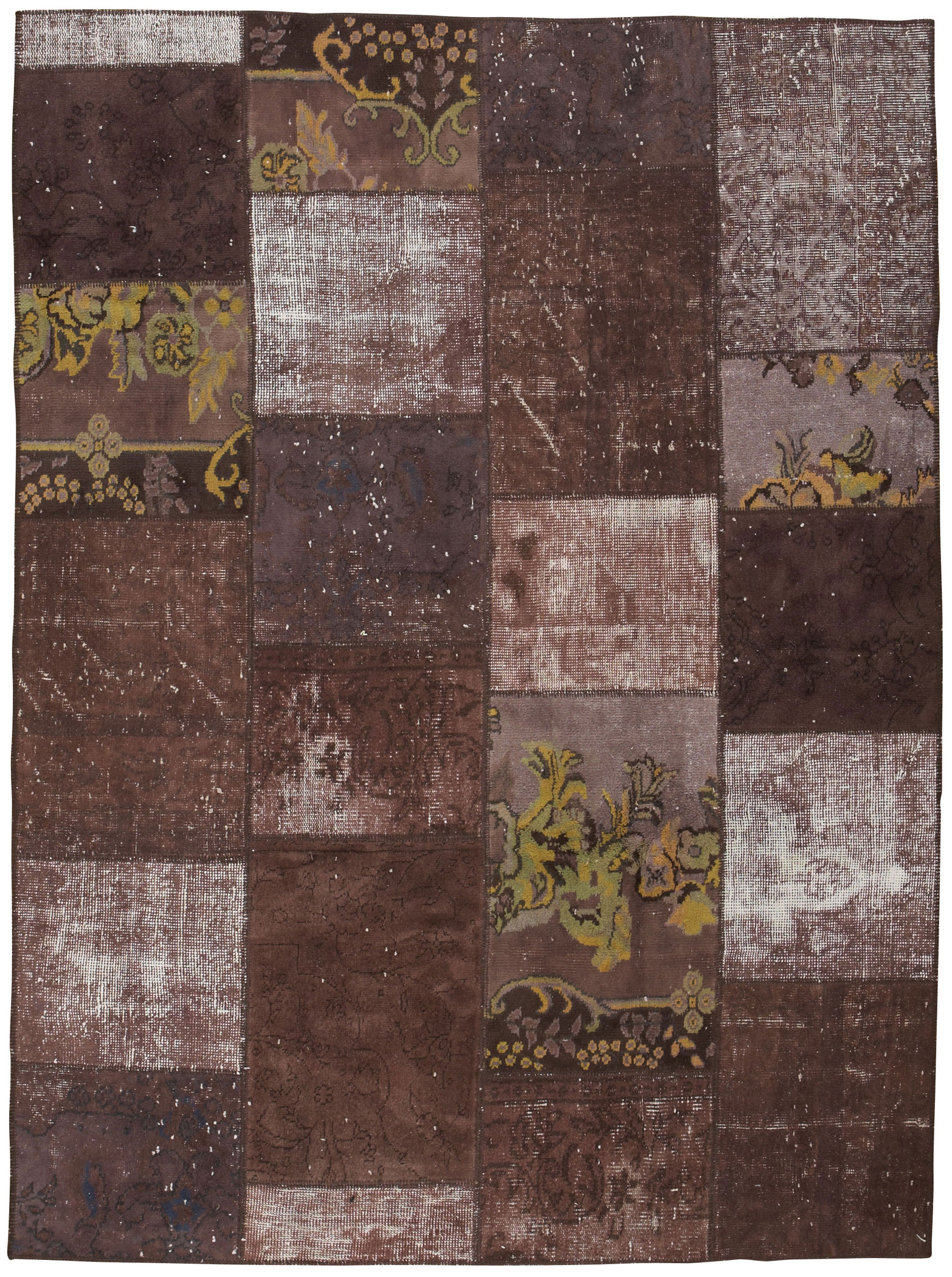 Vintage Turkish Patchwork Rug - U-2166 - Lavender Oriental Carpets