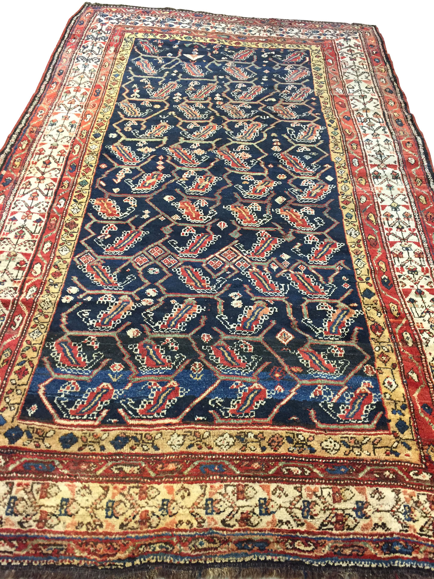Antique Kurdish Rug - U-2278 - Lavender Oriental Carpets